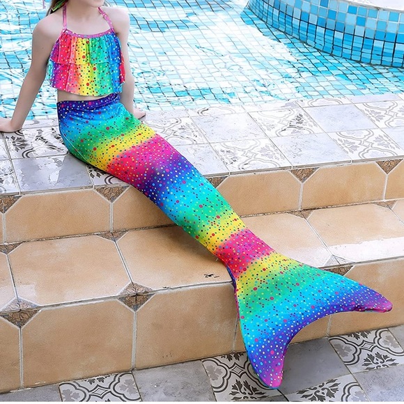 Swim | Nwot Mermaid Tale Swim Set | Poshmark